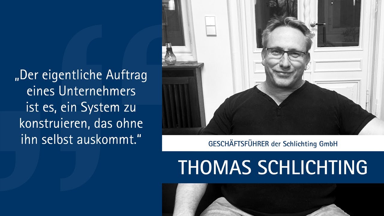 Unternehmer(Zukunfts)Talk mit Thomas Schlichting (Schlichting GmbH ...