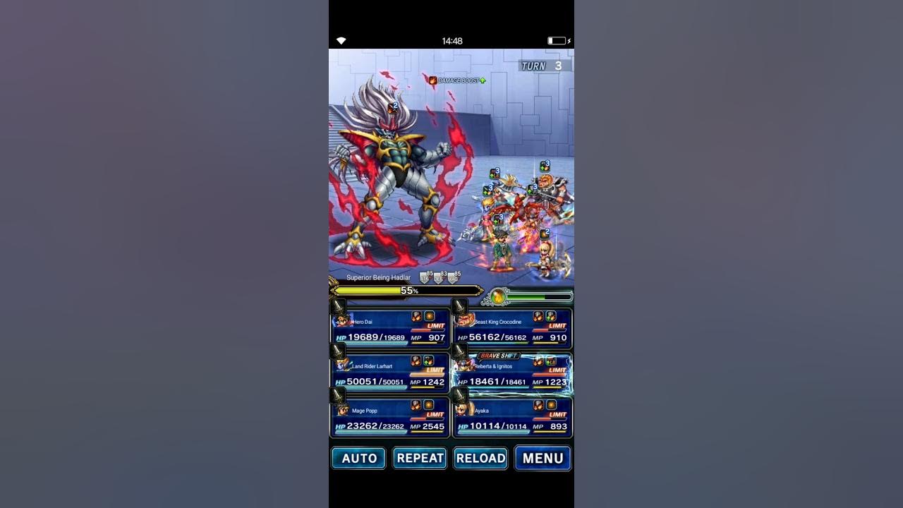[FFBE] Dragon Quest: The Adventure of Dai (Event) - Superior Being Hadlar 4TK (4 Turn Kill ...