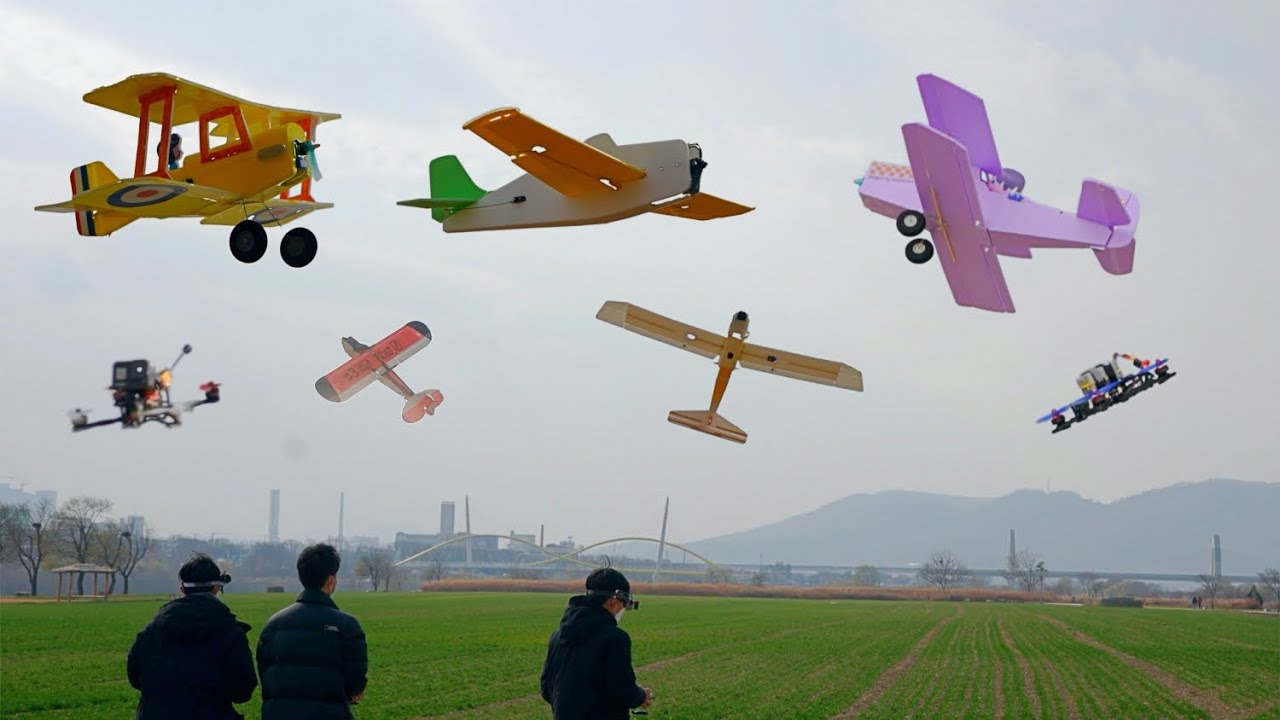 FT Biplane DIY Wild Cat 5inch quad chasing Simple Cub Tiny Trainer ...