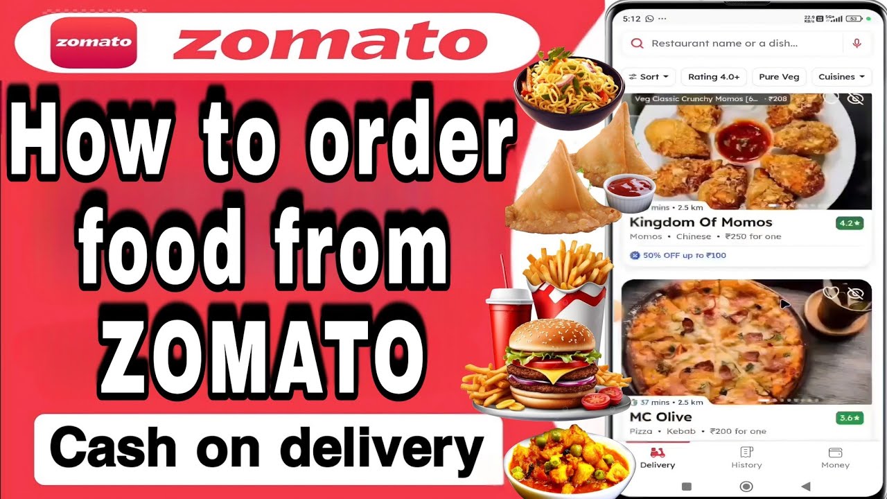 how to order food from zomato | zomato se order kaise karte hain ...
