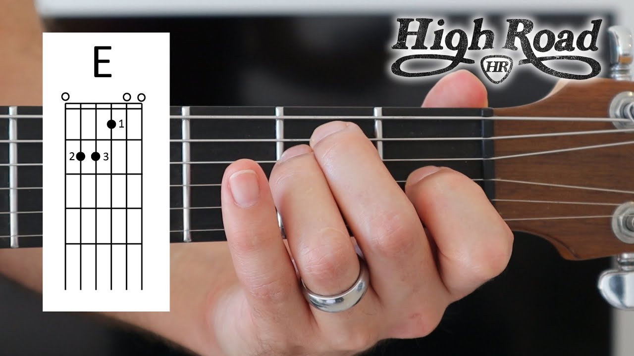 Guitar E Major Chord
