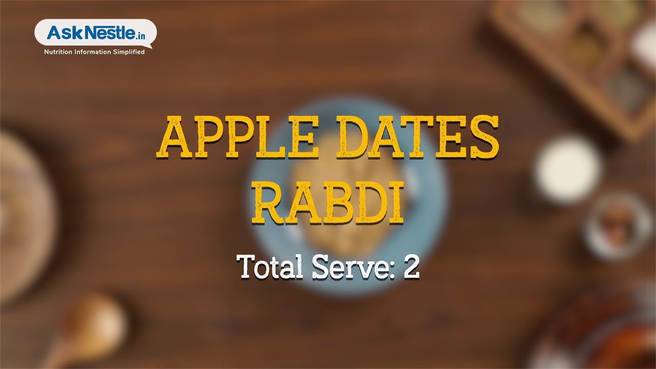 Apple Dates Rabdi Recipes | Healthy Food Recipes | Ask Nestlé - YouTube