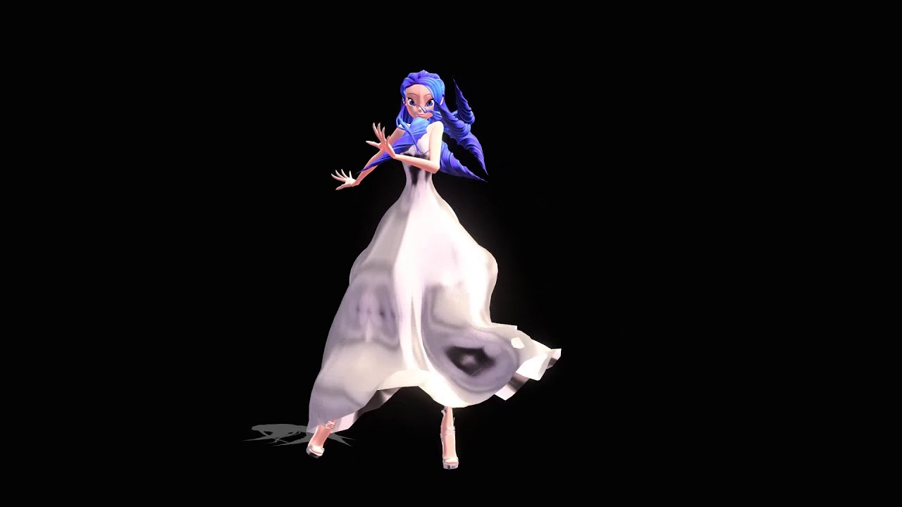MMD Silver Dress (Test) - YouTube