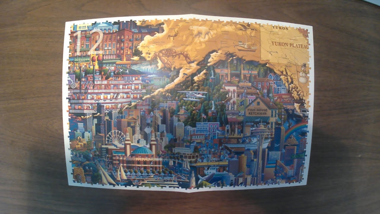 Worlds Largest Puzzle(60,000 Pieces) Part 48/60 - YouTube
