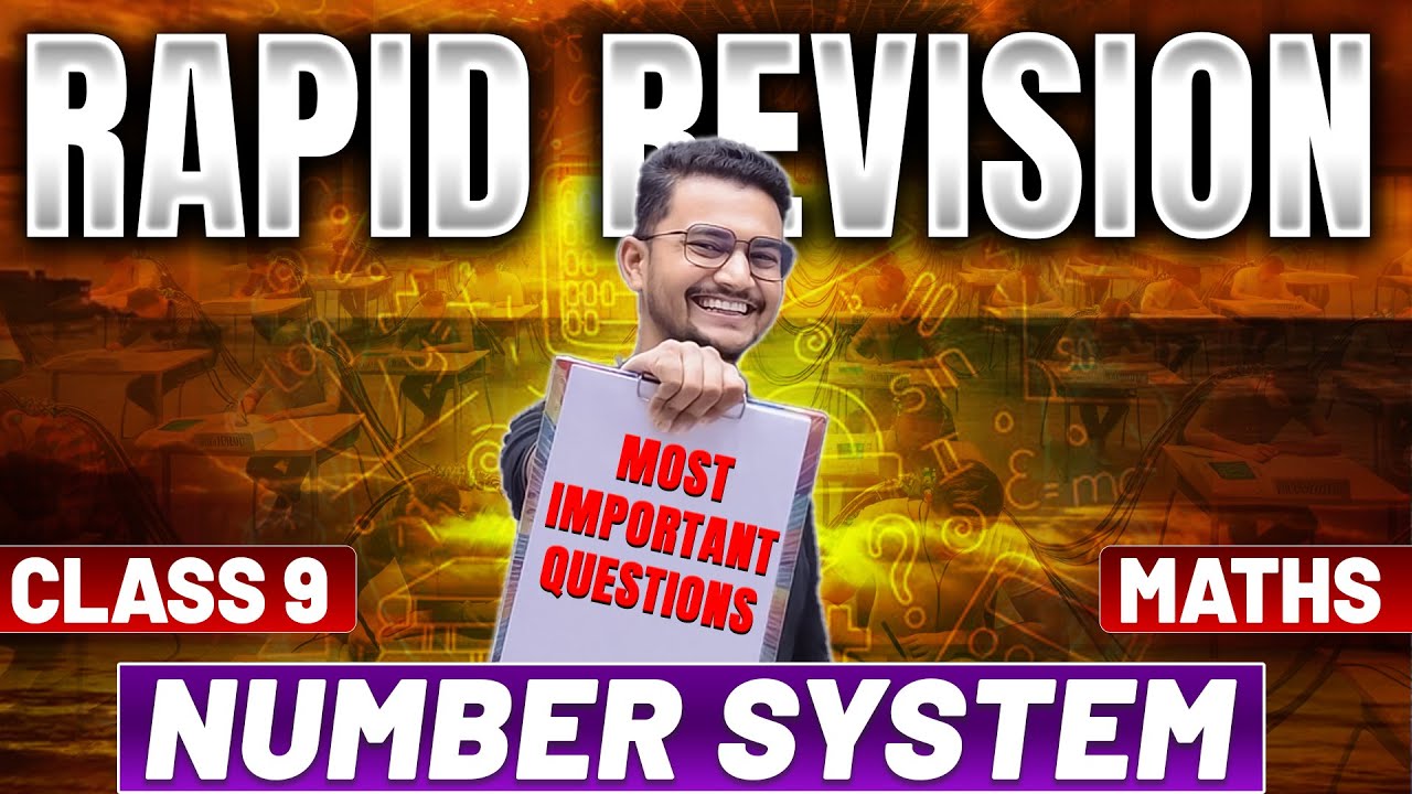 Class 9 Math: Most Important Questions on Number System | MD sir - YouTube