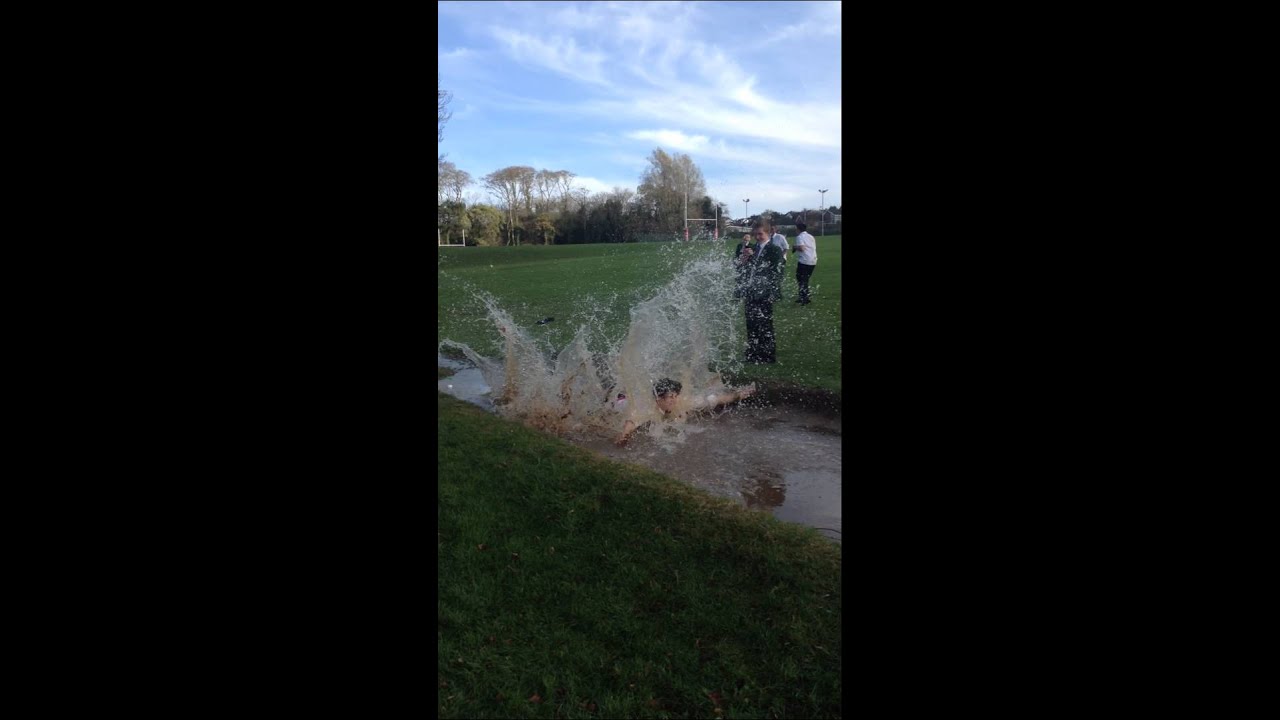 Puddle dive - YouTube