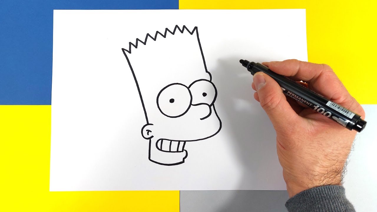 Comment dessiner Bart Simpson ? - YouTube