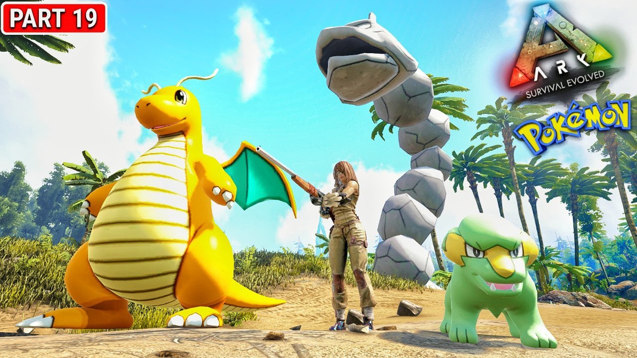 Dragonite Onix Electrike Pokemon Taming 🔥🔥 : ARK Pokemon World : ARK ...