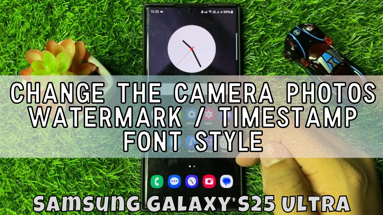 How to Change The Camera Photos Watermark / Timestamp Font Style ...