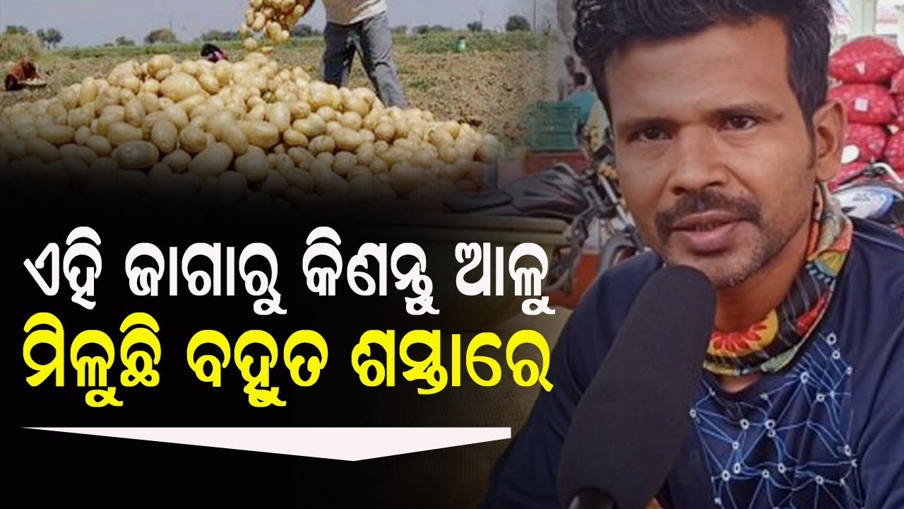 ଏଠାରେ ମିଳୁଛି ସବୁ ଠାରୁ ଶସ୍ତାରେ ଆଳ ! Cuttack Chhatra Bajar potato ...