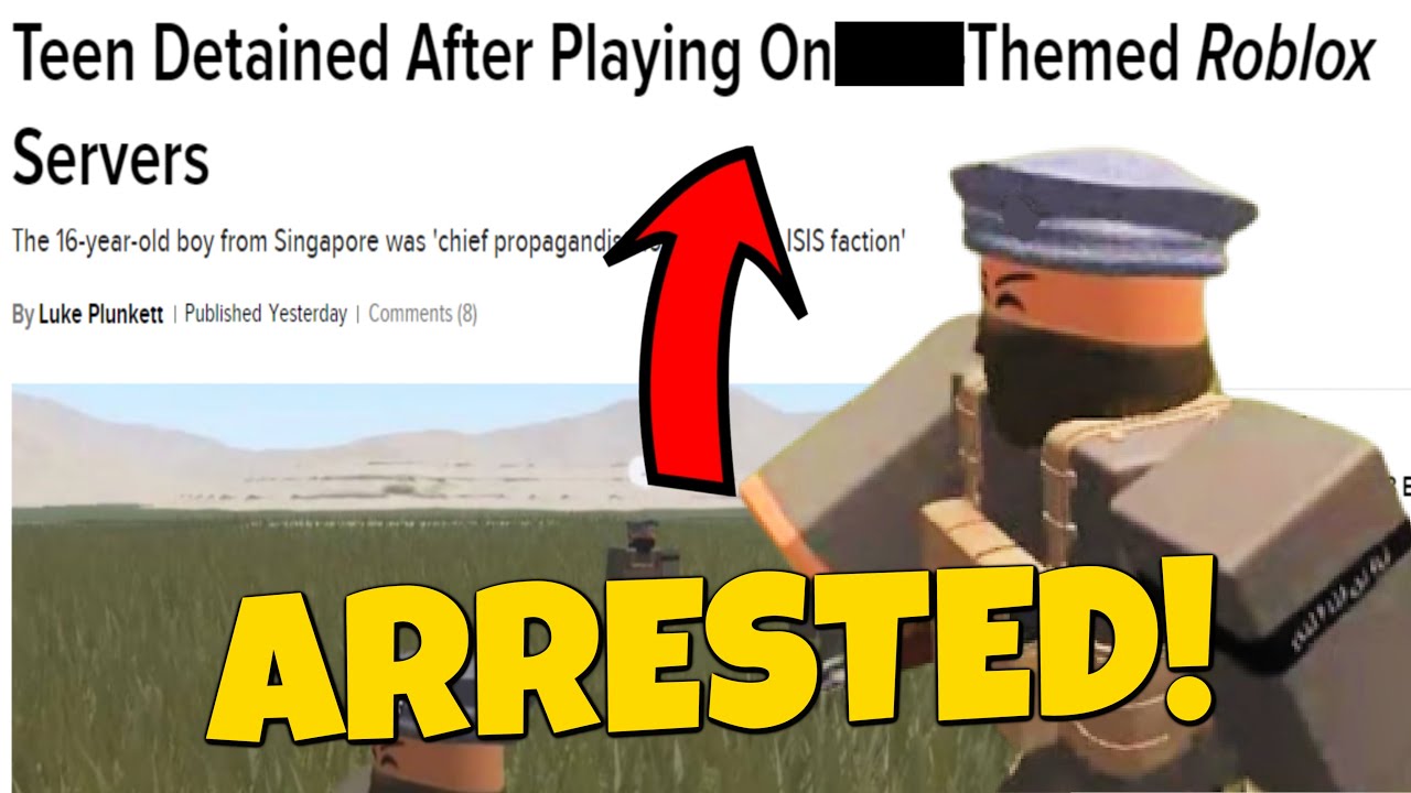 This Roblox Player Got Arrested for This... - YouTube