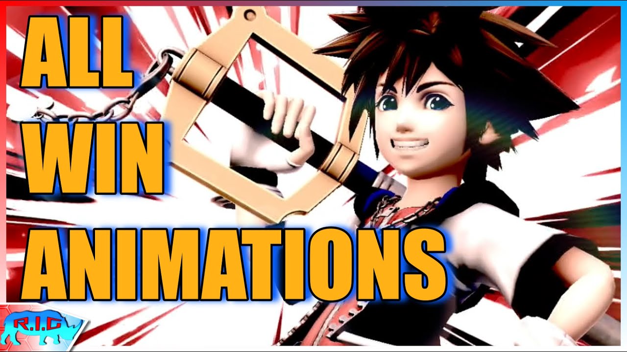 ALL Sora Win Animations – Sora Super Smash Bros. Ultimate - YouTube