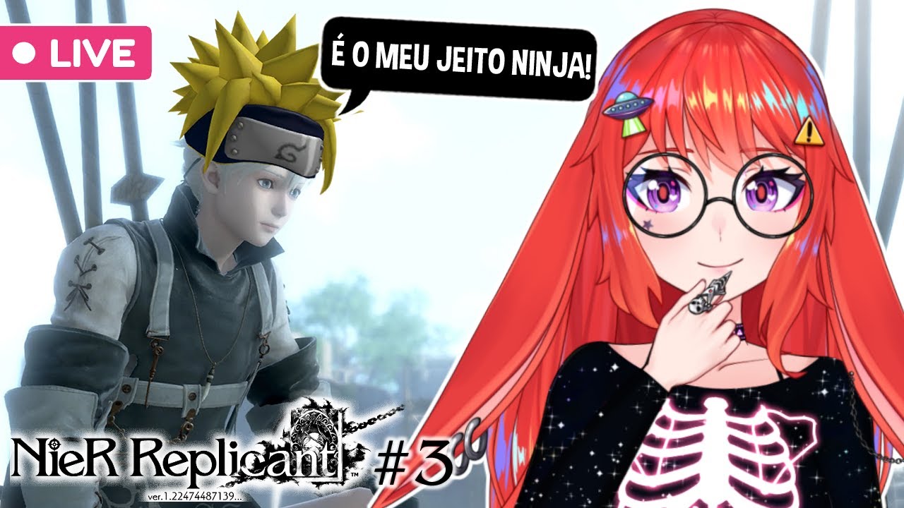 Esse protagonista é profissional em Discurso no Jutsu! - NieR Replicant #3 - YouTube