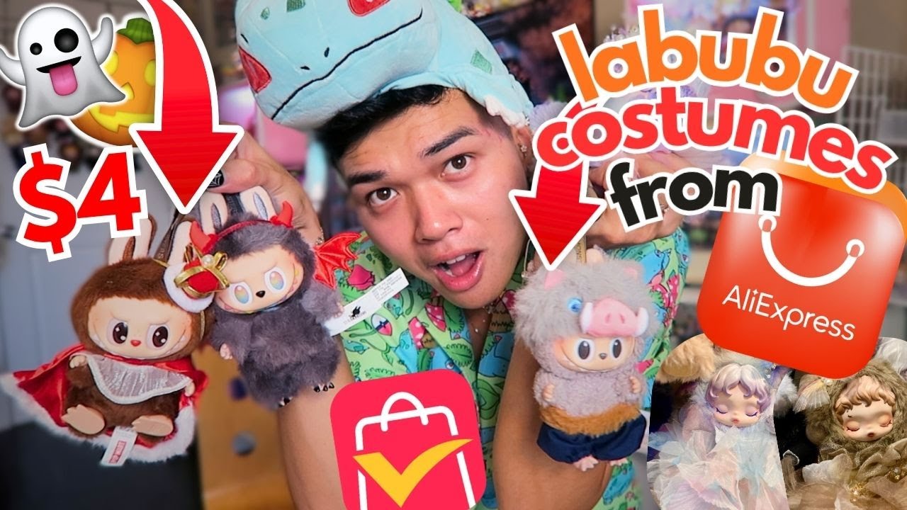 I Bought LABUBU & SKULLPANDA HALLOWEEN COSTUMES from ALIEXPRESS ...