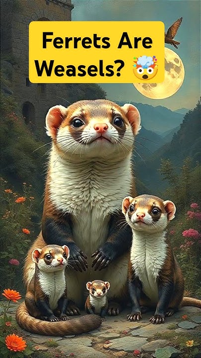 Ferrets vs. Weasels: The Secret Family Battle You Never Knew!# ...