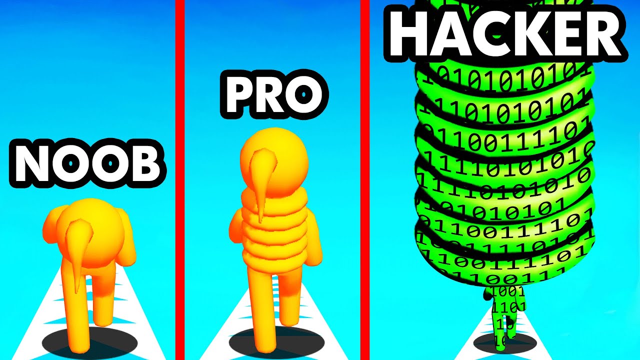 Noob Vs Pro Vs Hacker In Long Neck Run Youtube