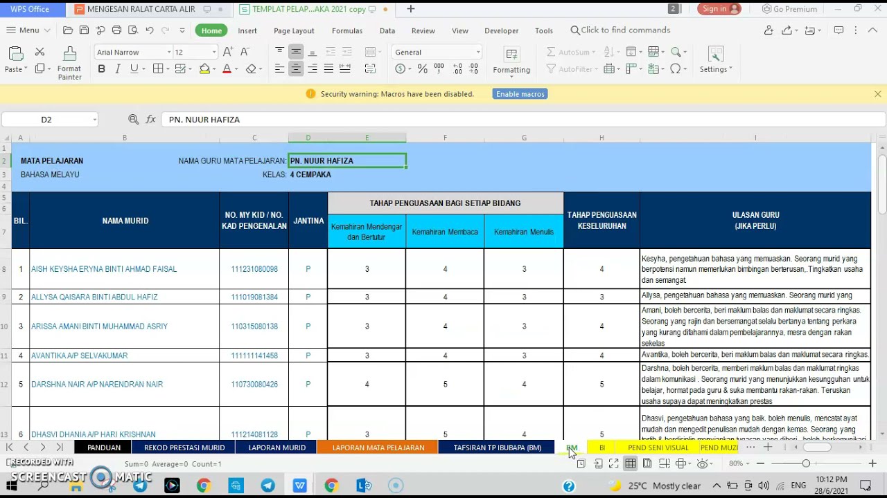 CARA SAVE TEMPLATE PBD DALAM BENTUK PDF - YouTube