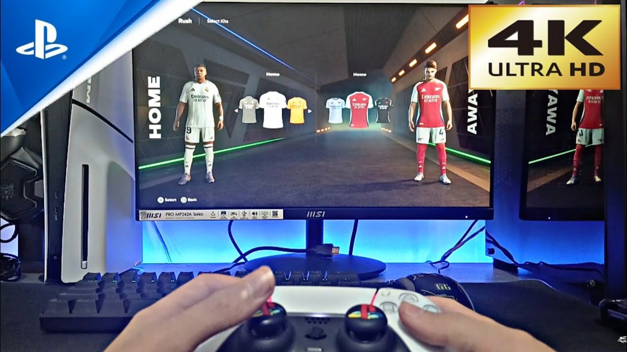 EA FC25 (ps5 slim) 4k 120 fps game play - YouTube