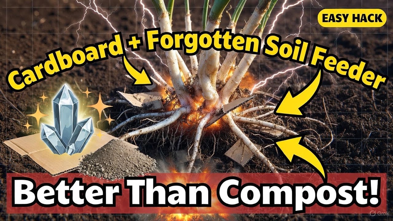 1 Tablespoon of THIS Mineral + Cardboard = Insane Root Growth! 🤯🌱 - YouTube