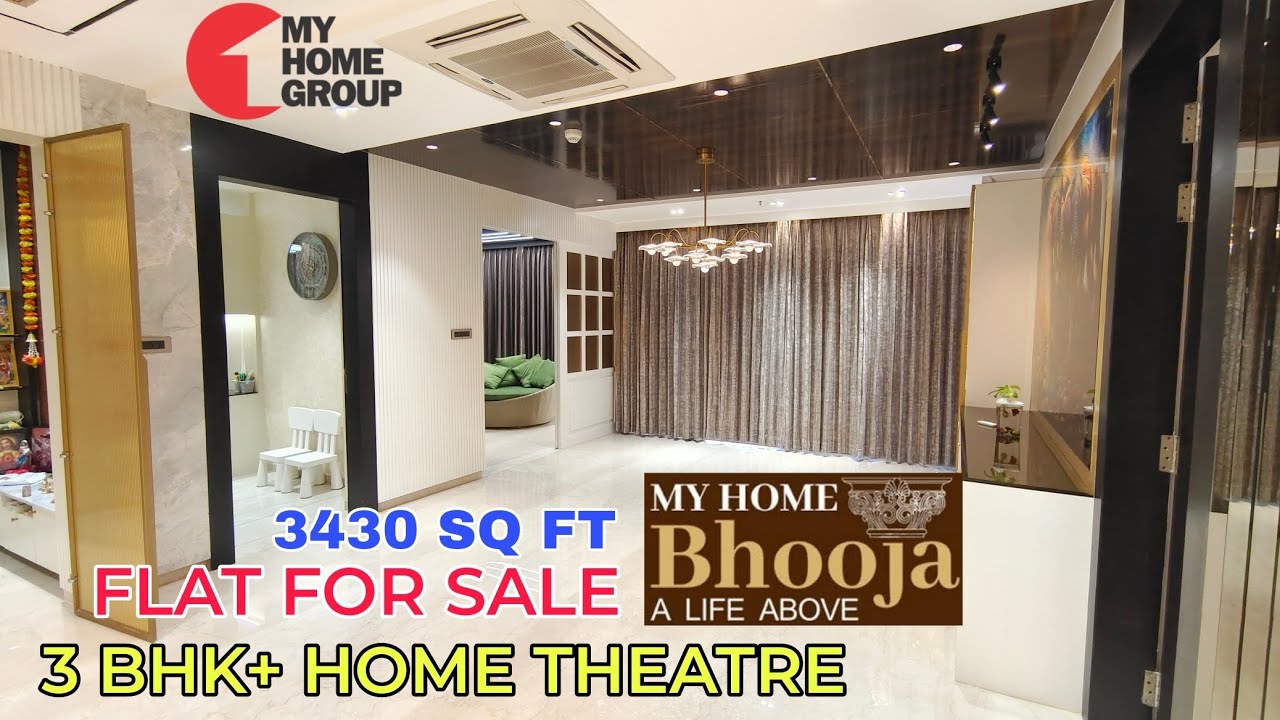 MY HOME BHOOJA FULLY FURNISHED 3 BHK FLAT FOR SALE HI-TECH CITY ...