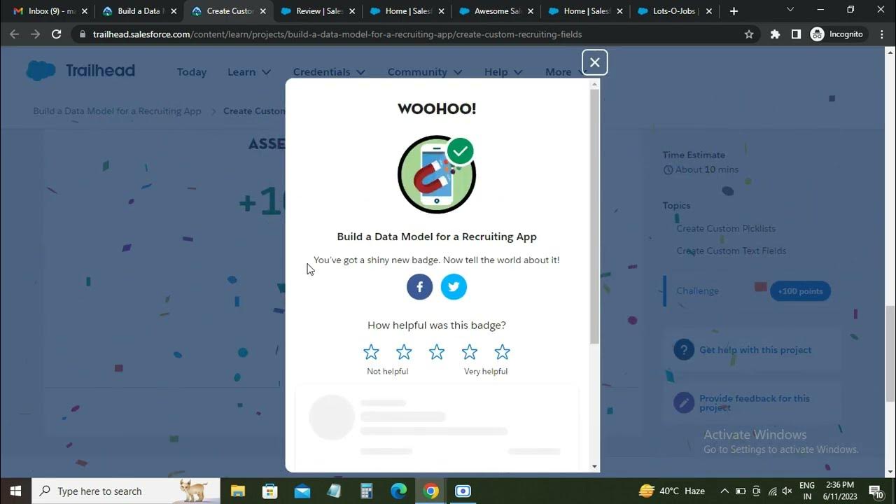 S23-Create Custom Recruiting Fields | Build a Data Model for a Recruiting App - YouTube