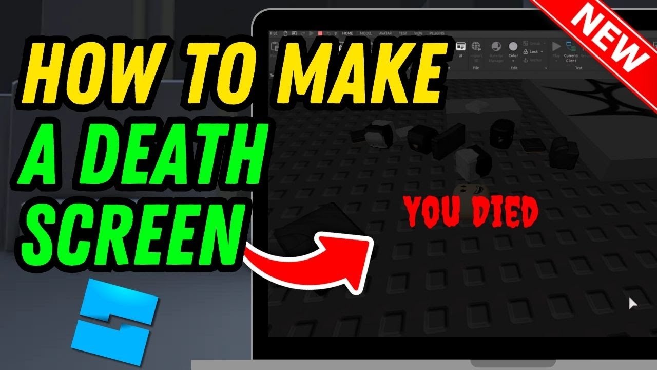 How to make a death screen in Roblox studio || Roblox DEATH SCREEN ...