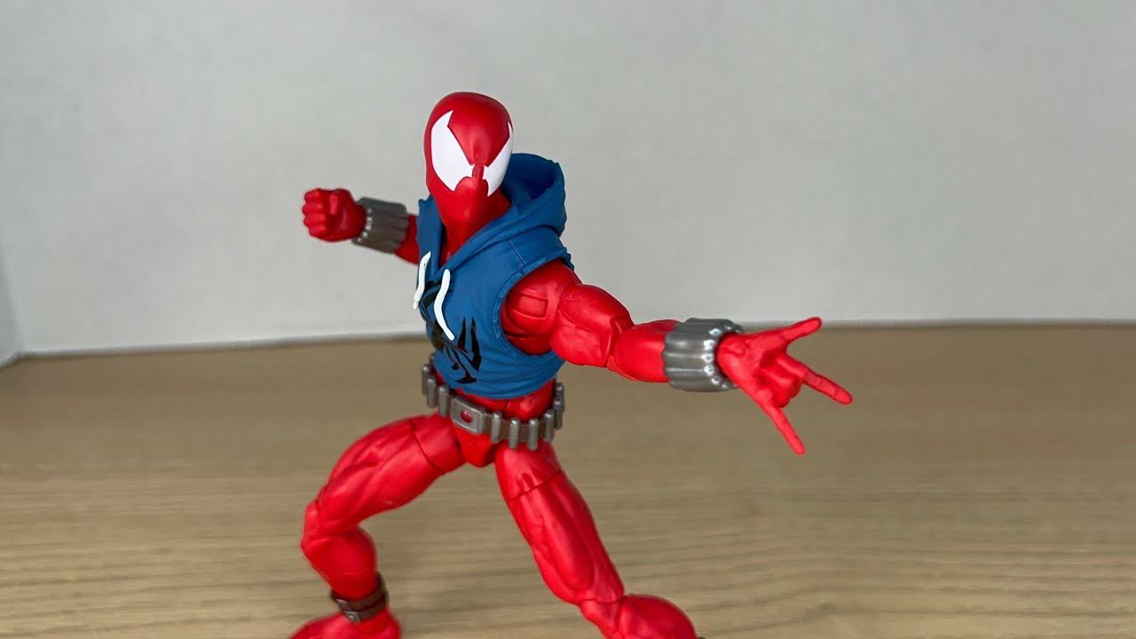 Hasbro Marvel Legends Spider-Man Retro Wave Scarlet Spider Action ...