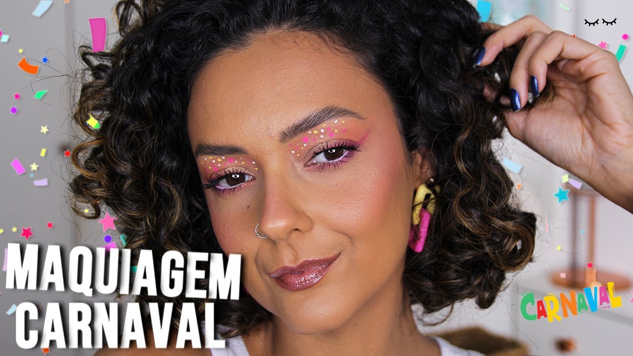 Maquiagem para o carnaval - Tutorial de maquiagem fácil para o carnaval ...