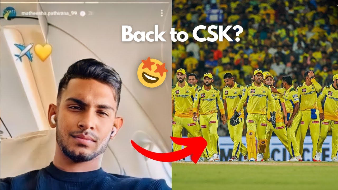 HUG Report! CSK Fast Bowler Back to CSK 🤩 | CSK Update - YouTube