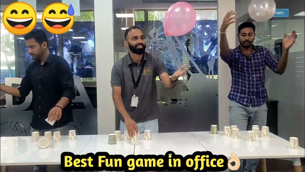 Corporate games😄Dont miss this fun game at office😄 Team building ...
