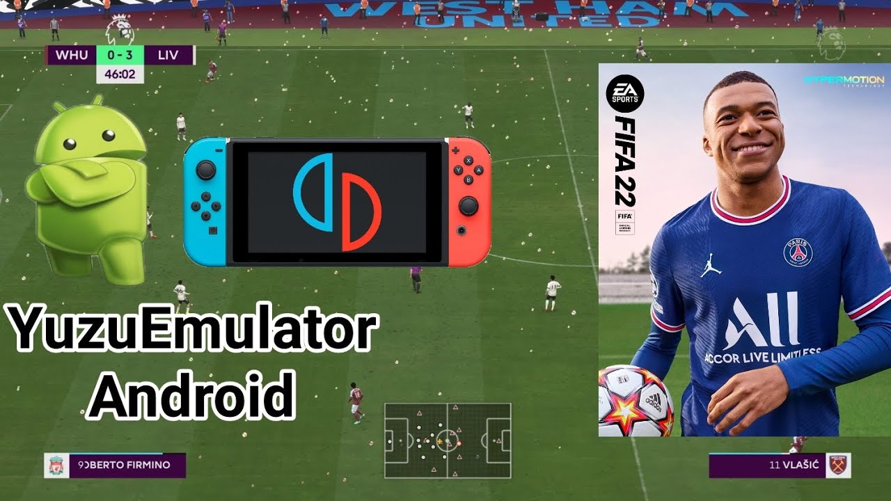 FIFA 22 LEGACY,YUZU EMULATOR ANDROID, SNAPDRAGON 712 60fps. - YouTube