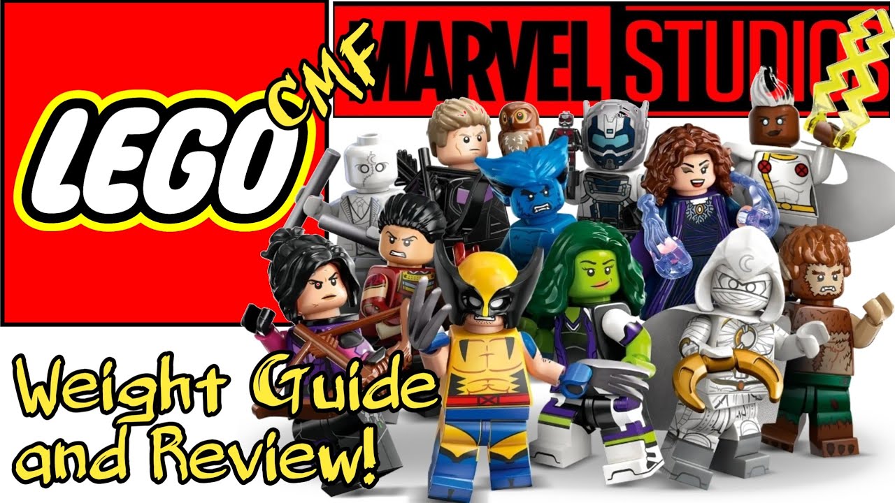 LEGO MARVEL CMF Series 2!! Weight guide and review!! - YouTube