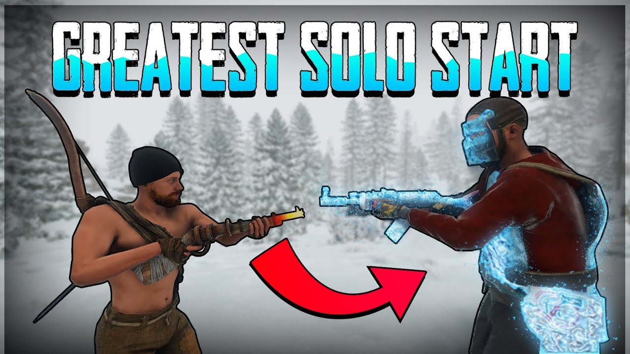THE GREATEST SOLO START! (Rust SOLO) - YouTube
