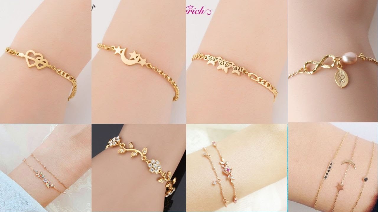 Stylish lightweight chain bracelet designs 2023 collection for modern ...