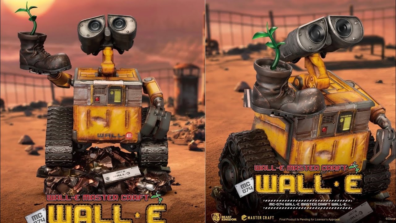 New Disney wall-e statue revealed beast kingdom preorder info - YouTube