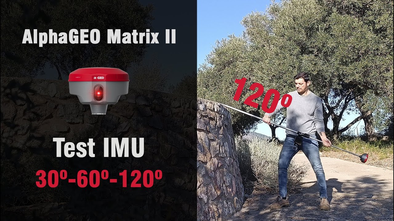 AlphaGEO Matrix II - Test IMU (30º-60º-120º) - YouTube
