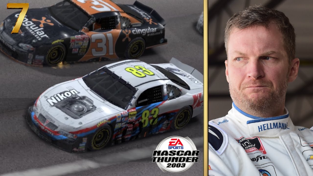 DALE JR. IS LIVID + ALL STAR RACE? | NASCAR Thunder 2003 Career #7 ...
