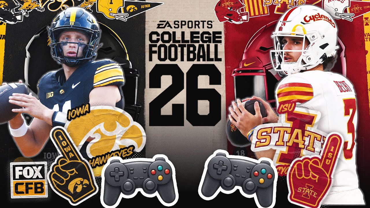 Iowa Hawkeyes vs. No. 16 Iowa State Cyclones | Big Noon Kickoff ...