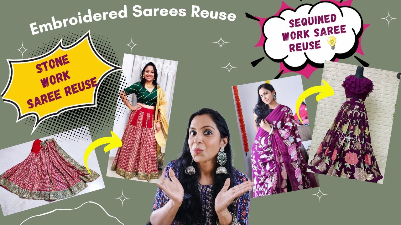 Embroidered Sarees से Festivals & Weddings के लिए Designer Outfit Ideas ...