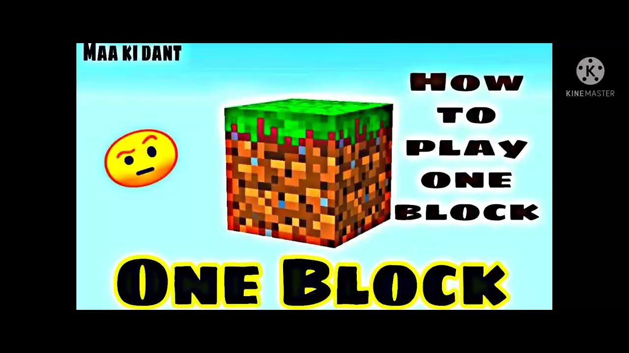 How To Play One Block In Minecraft YouTube how-to-play-one-block-in-minecraft-youtube