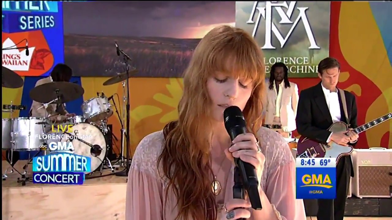 Sky Full Of Song - Florence + The Machine GMA - LIVE on GMA 29/6/2018 ...