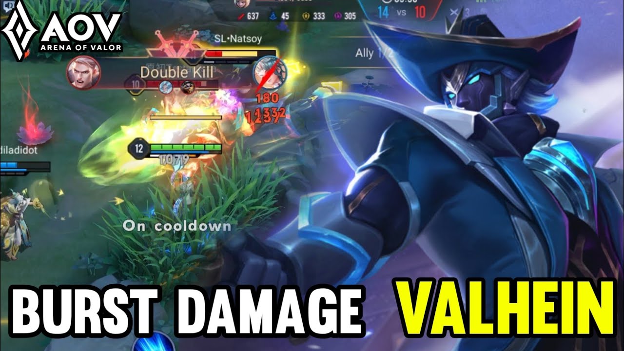 AOV : VALHEIN GAMEPLAY | BURST DAMAGE - ARENA OF VALOR LIÊNQUÂNMOBILE ROV COT - YouTube