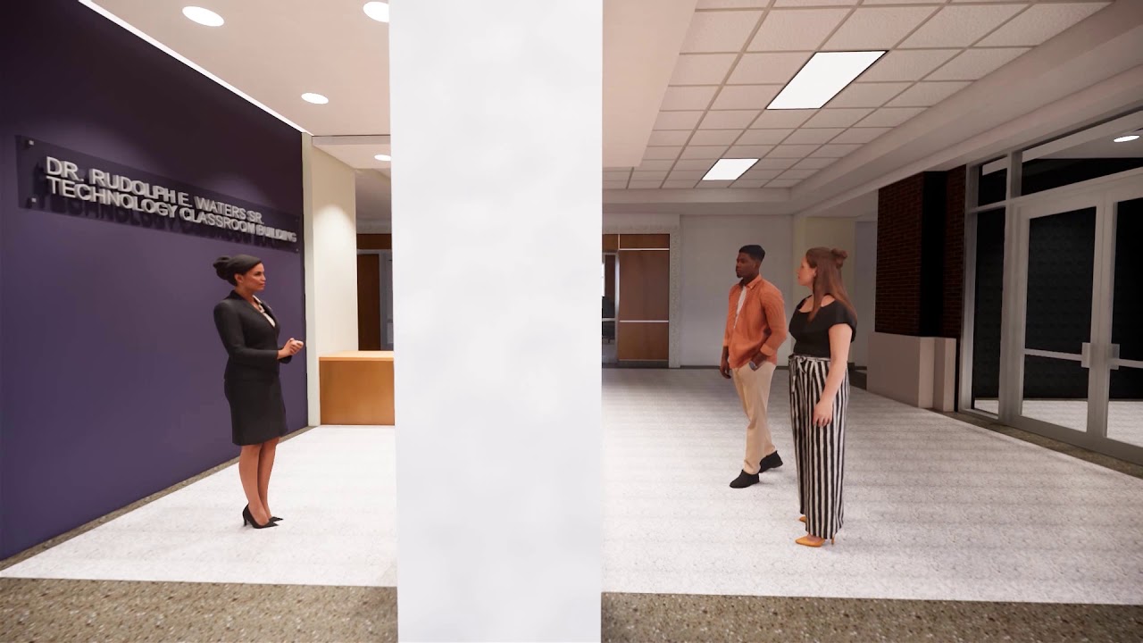 ASU Technology Classroom Building 3D Virtual Tour - YouTube