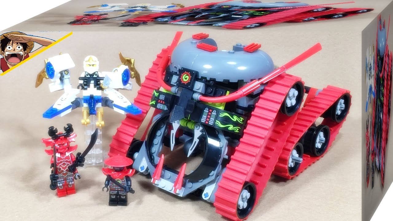 레고 닌자고 가마트론 사무라이 배틀 머신과 얼음 거미 70504 조립 리뷰 LEGO Ninjago Garmatron - YouTube