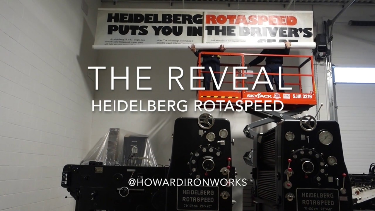 The Reveal - Heidelberg Rotaspeed - YouTube