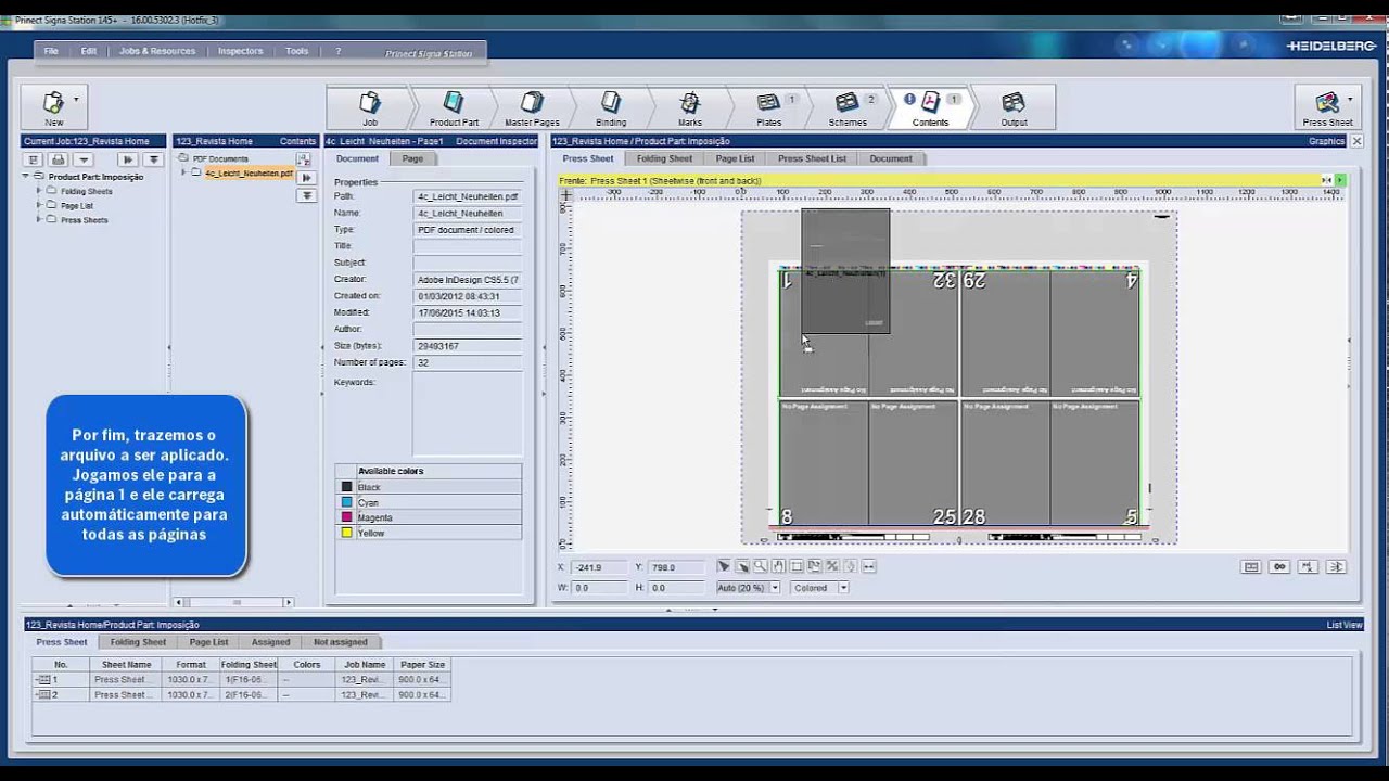 Prinect SignaStation 16 - Imposição revista - YouTube