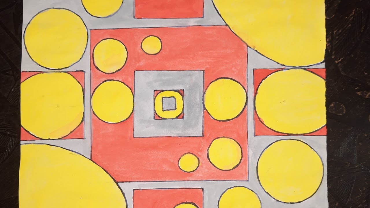 How to make a Asymmetrical balance of Art . - YouTube