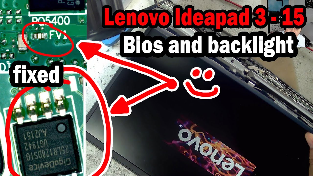 Fixing Lenovo IdeaPad 3 with BIOS & Backlight Issues – ESC/Caps/Num ...