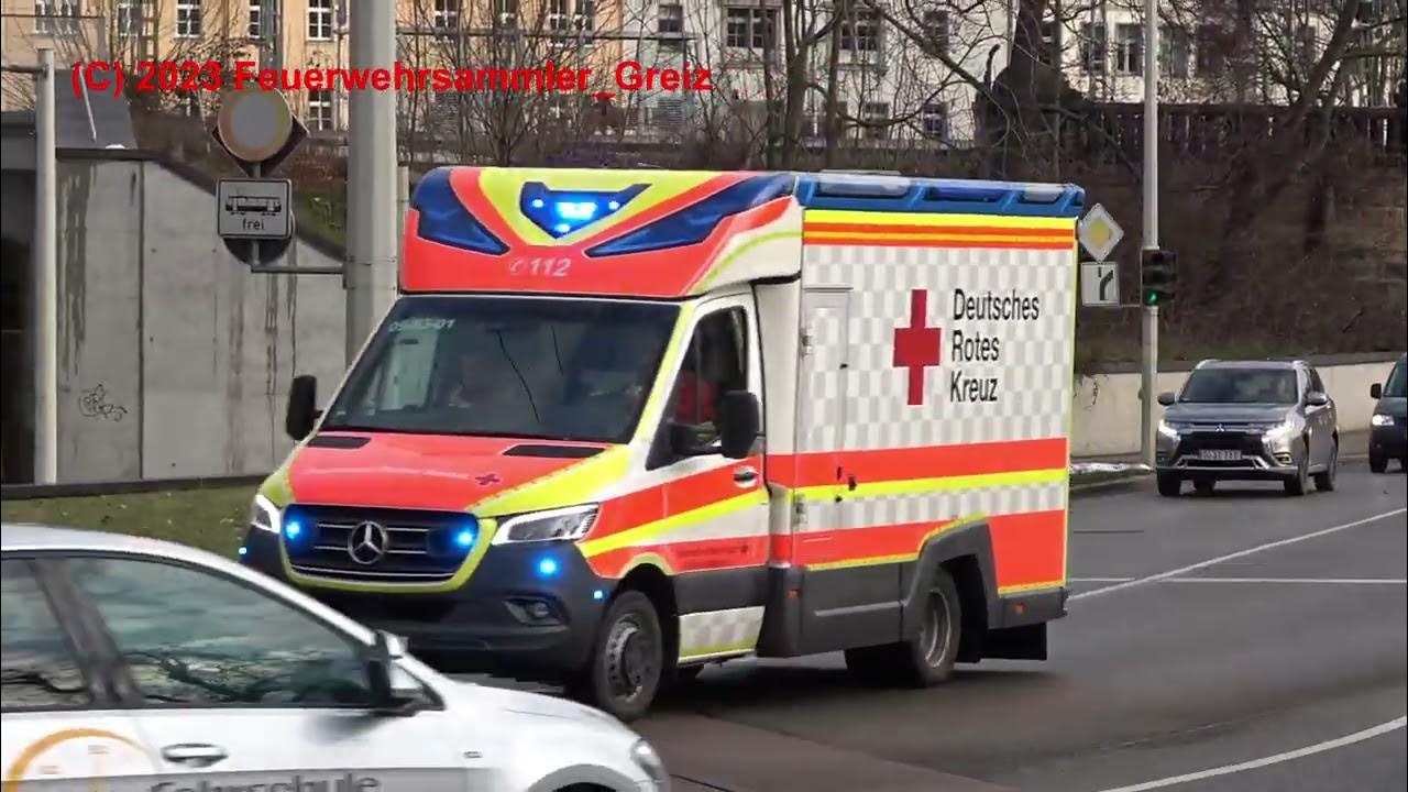 RTW RBG + RTW 1 + RTW 2 + KTW 2 DRK Gera + R-RTW BF + NEF Tinz ASB Gera - YouTube