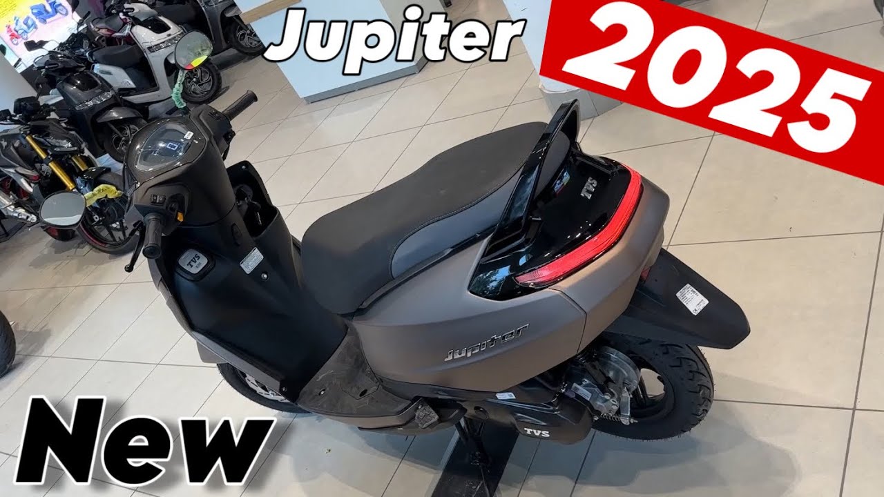 New TVS Jupiter 2025 Grey 🔥 onroad price & New features | TVS JUPITER 😍 ...